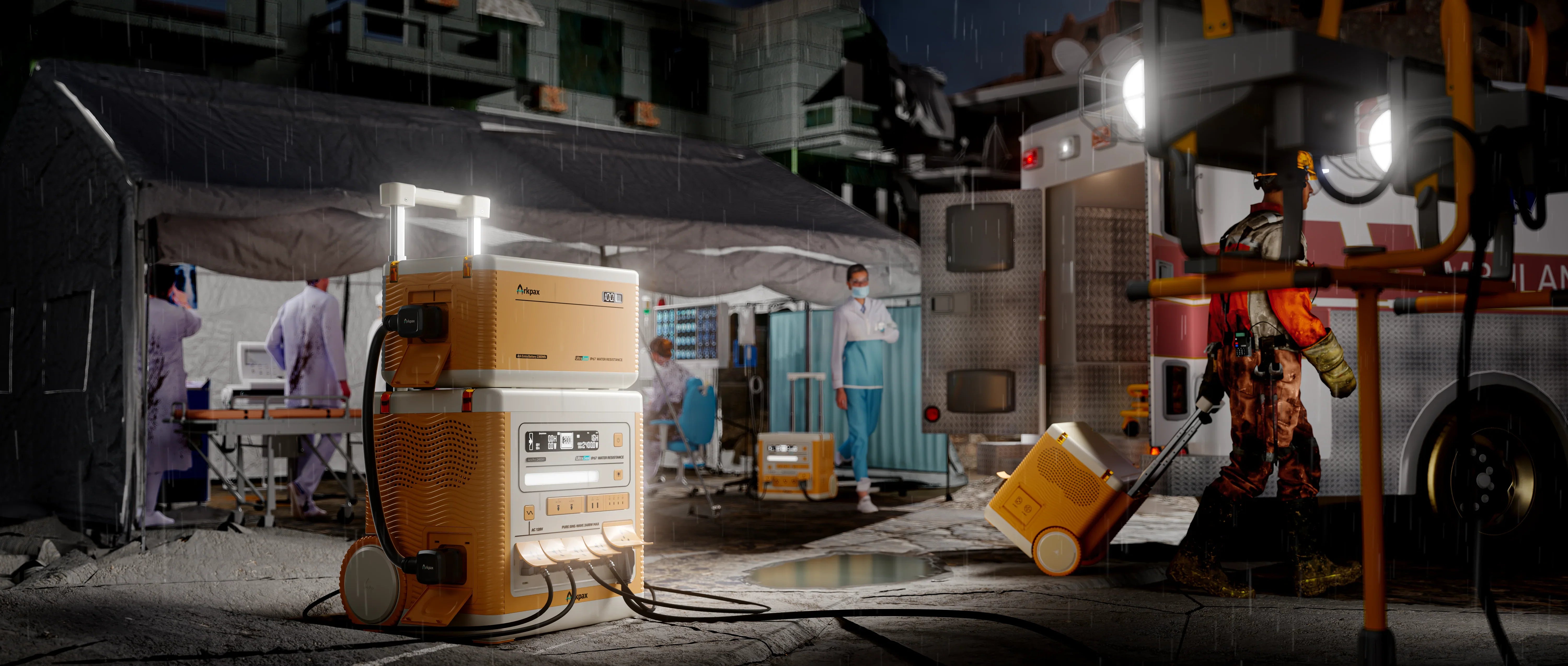 Arkpax Ark Pro 2400W: The Indomitable IP67 Solar Generator for Unstopp ...